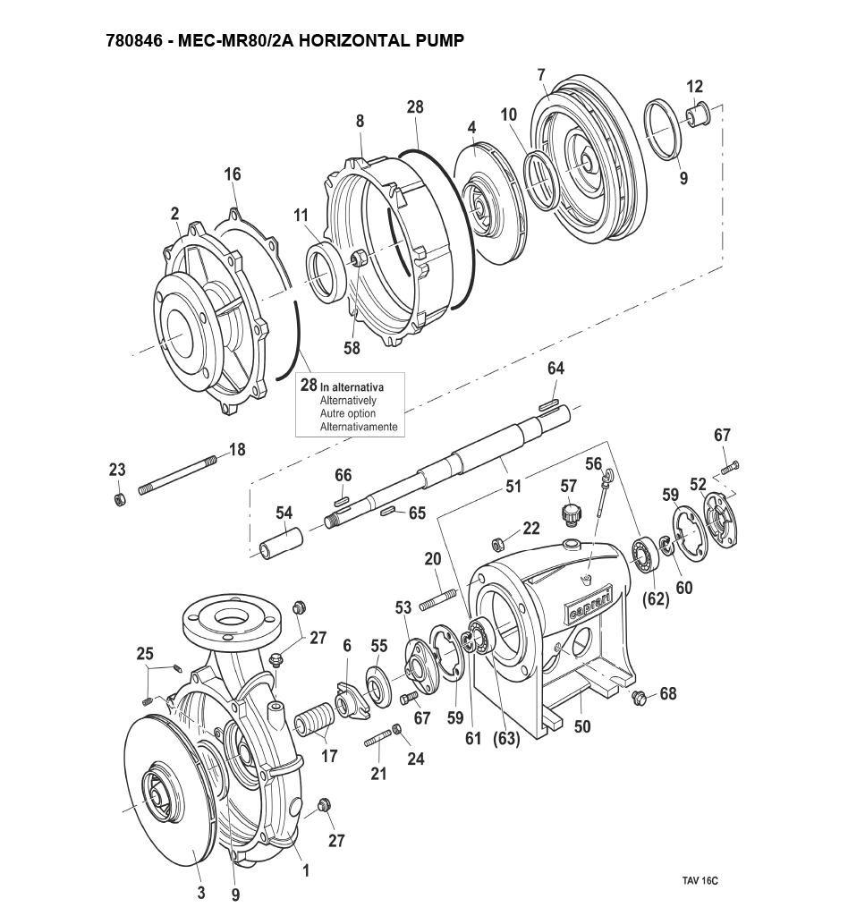 Caprari pomp MEC-MR80/2A | Irridelta.nl